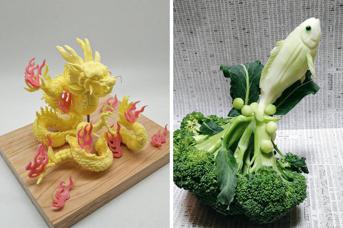 This Japanese Artist Creates Delicate Food Art, And Here Are 30 Of The ...