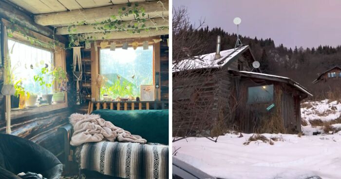 “You Have No Worries”: 19-Year-Old Lives In Remote Cabin She Rents For ...