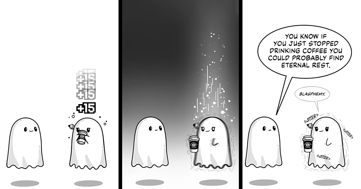 ‘Ghost And Ghost Kitty Universe’: 30 Best Comics I Made | Bored Panda