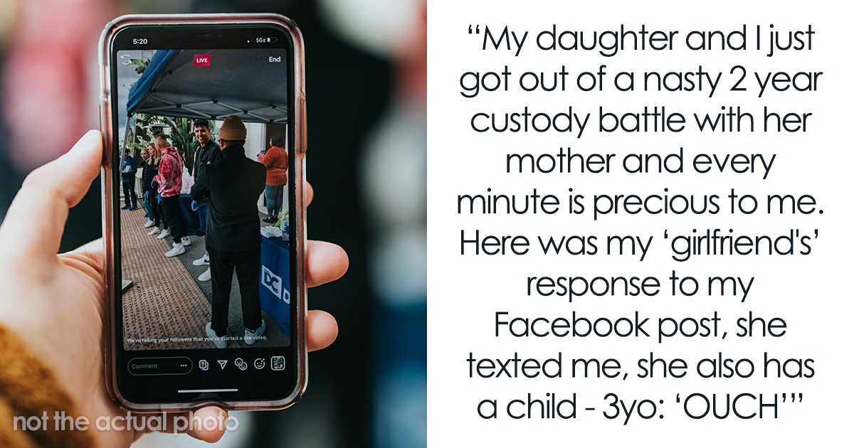 Woman Gets Insulted Over Her BF’s Photo With His 4 Y.O. Daughter, He ...
