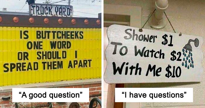50 Times People Spotted Such Funny Signs, They Just Had To Share Them ...