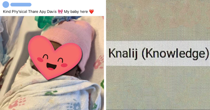 30 Hilariously Unfortunate Names Parents Gave To Children Forgetting ...
