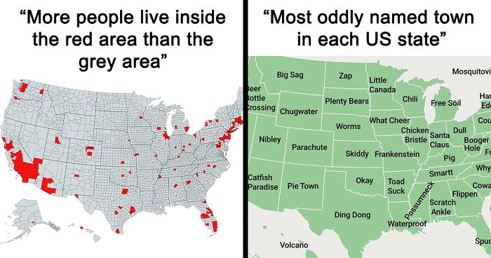 Exploring America: 45 Maps That Might Shift Your View Of The US | Bored ...