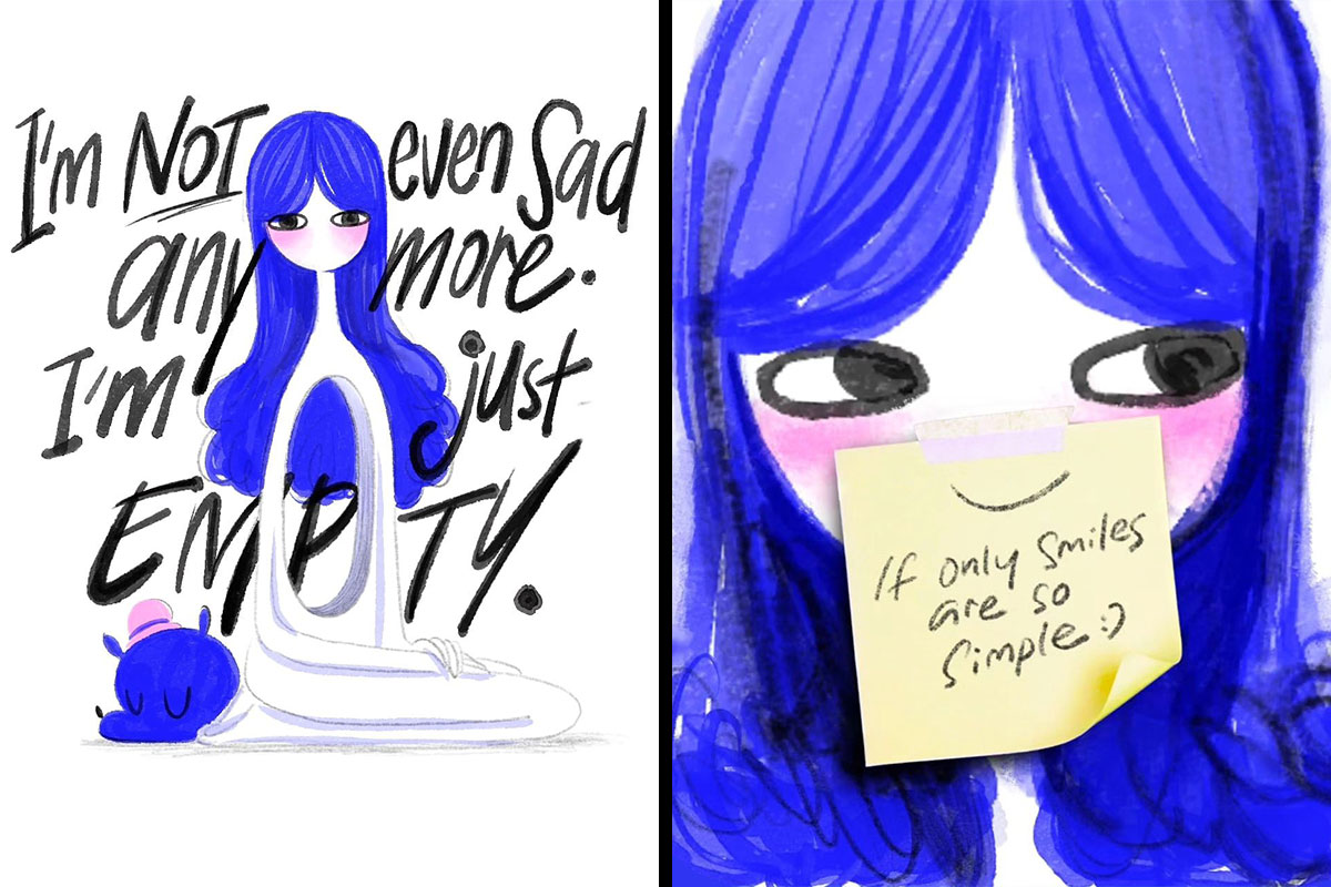 My Comic About A Girl And Her Depression Showcases How They Learn To ...