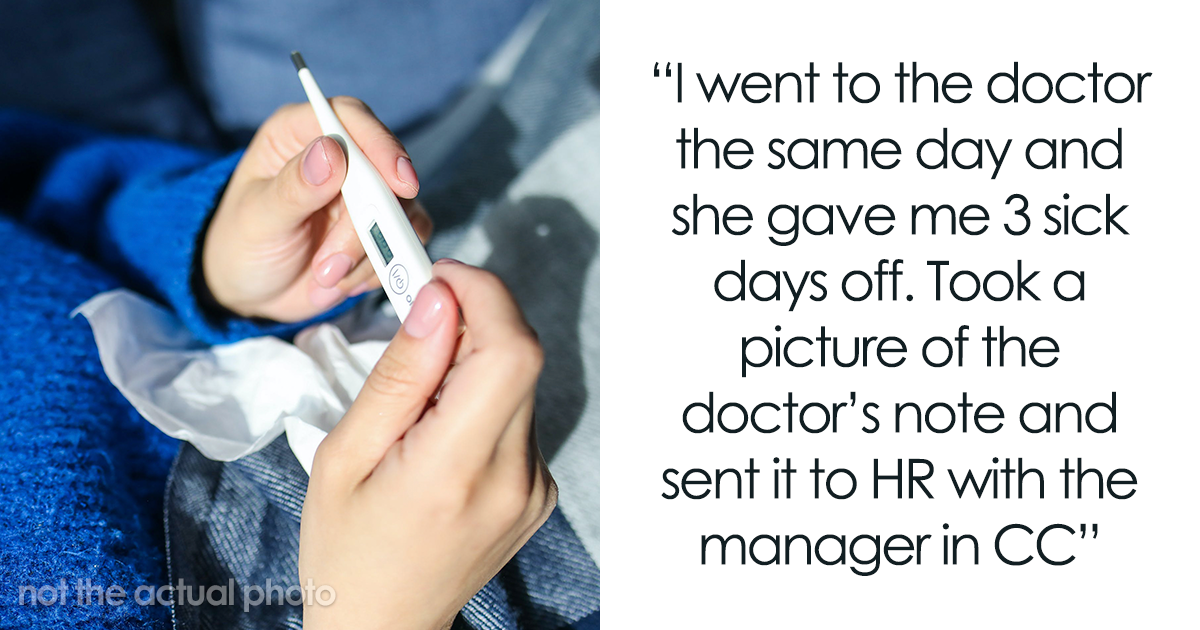 Manager Tells Sick Employee To Come To The Office Unless They Have A ...