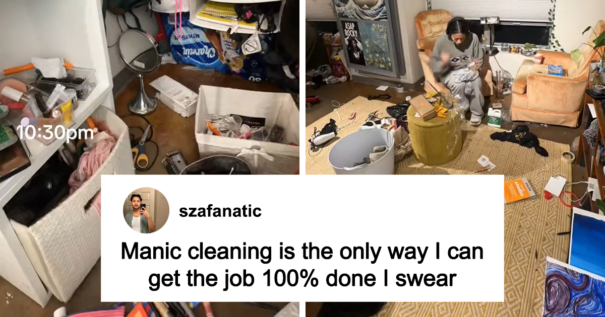 People Are Filming Their “Manic Cleaning” Routines, Leading To Warnings ...