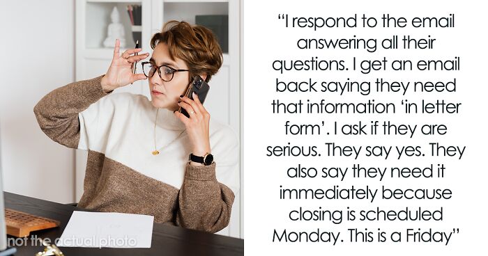 Worker Complies Maliciously When Client Demands Information In Letter ...