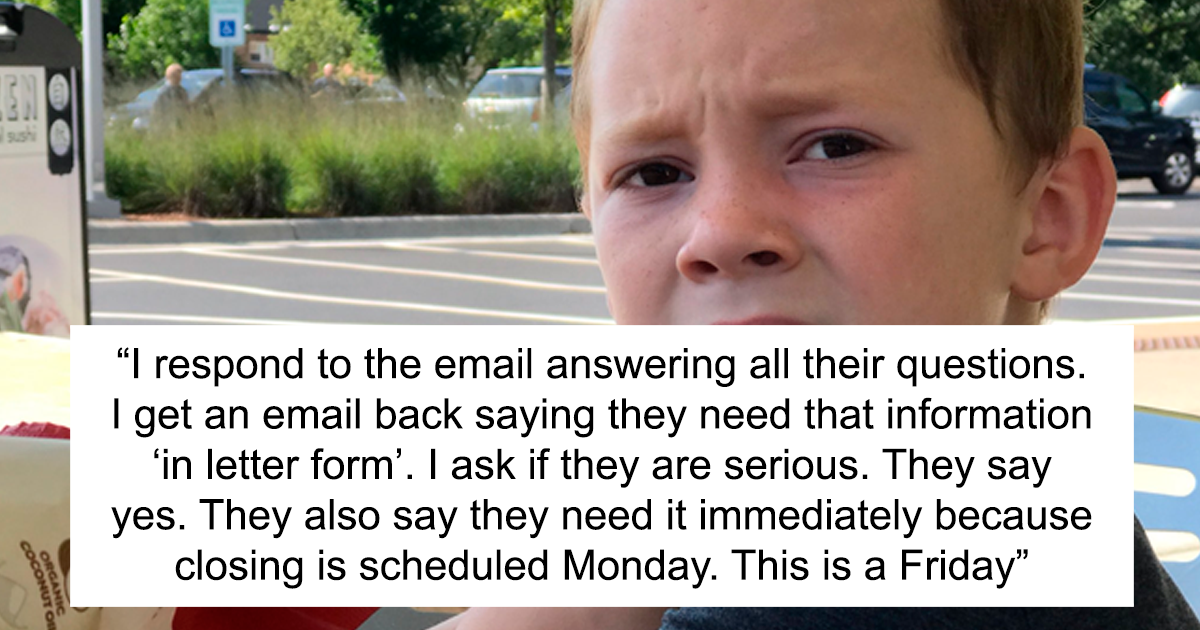 Worker Complies Maliciously When Client Demands Information In Letter ...