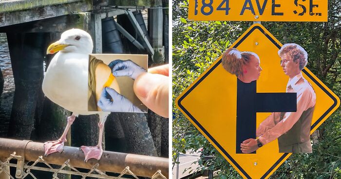Street Artist Plays With His Surroundings And Paper Cutouts To Create ...