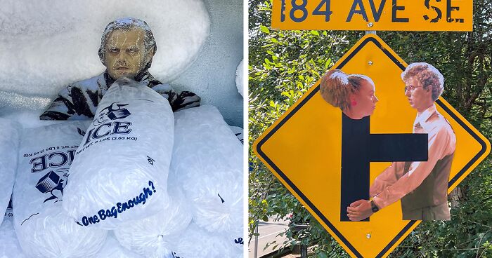 Street Artist Plays With His Surroundings And Paper Cutouts To Create ...