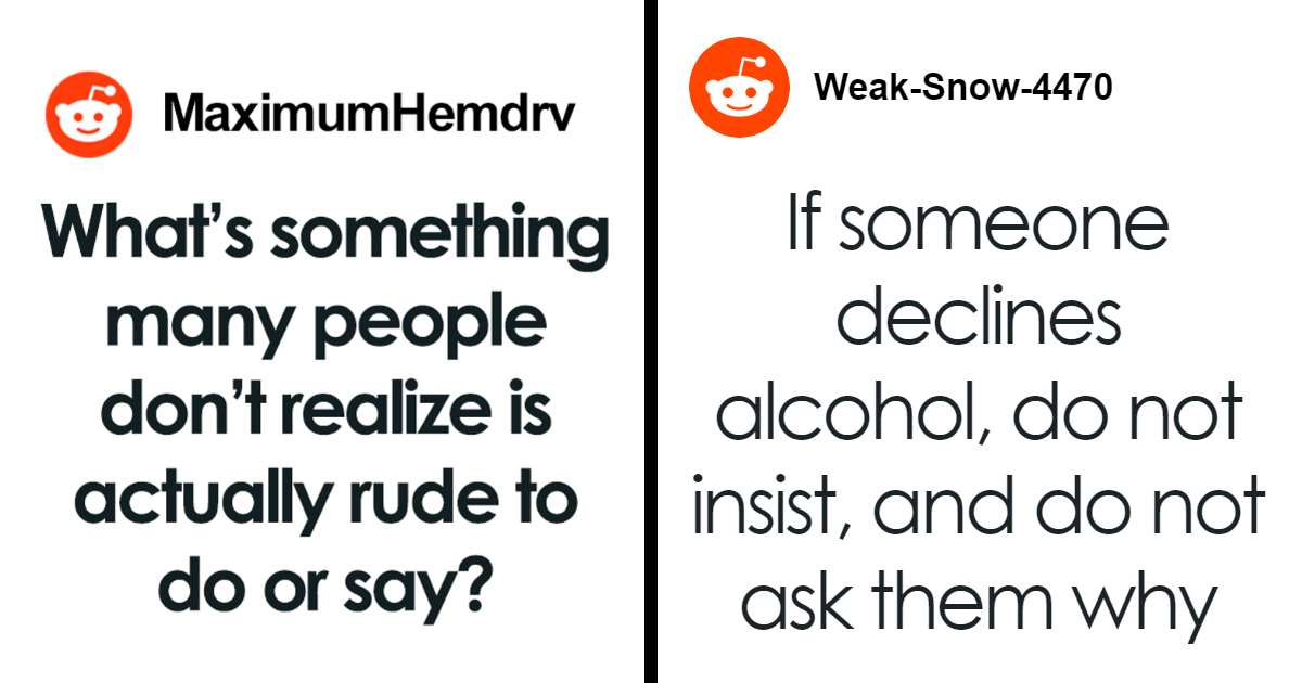 30 People Hold Nothing Back Discussing The Rudest Behaviors They Hate ...