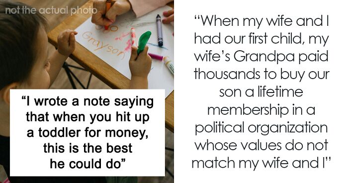 Political Organization Asks Toddler To Give Them Every Penny, Dad Sends ...