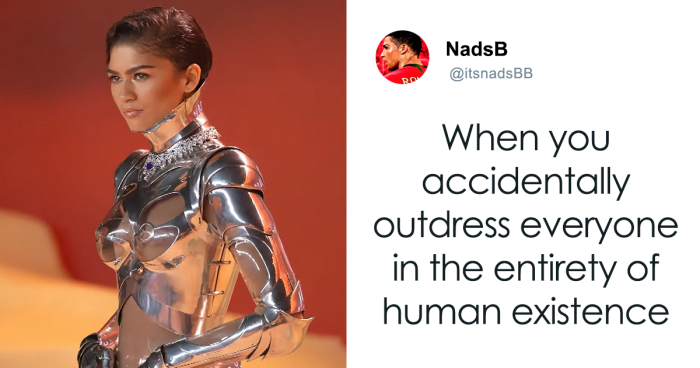 Zendaya Wore A Robotic Look With Plexiglass Panels, And Social Media ...