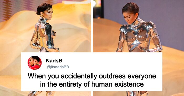 Zendaya Wore A Robotic Look With Plexiglass Panels, And Social Media ...