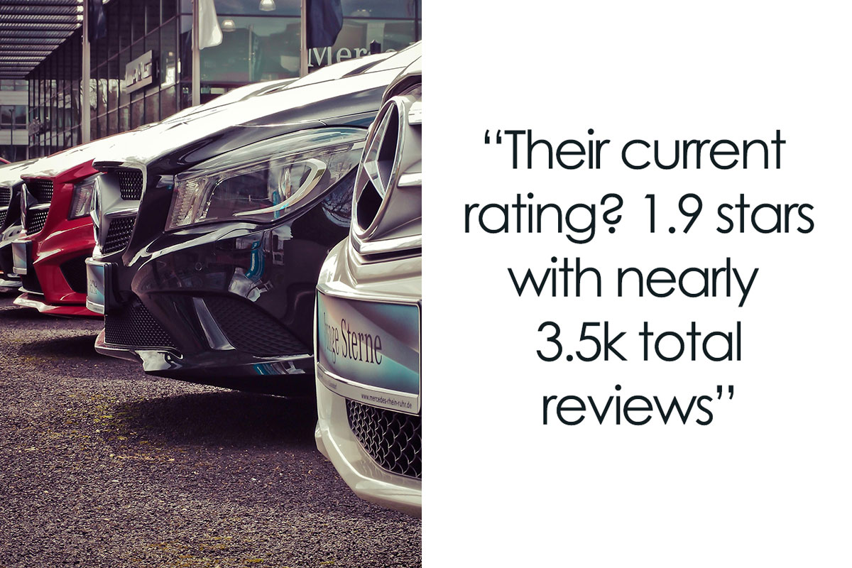 “Nearly 3.5k Total Reviews”: Car Dealership Tries To Bait And Switch ...