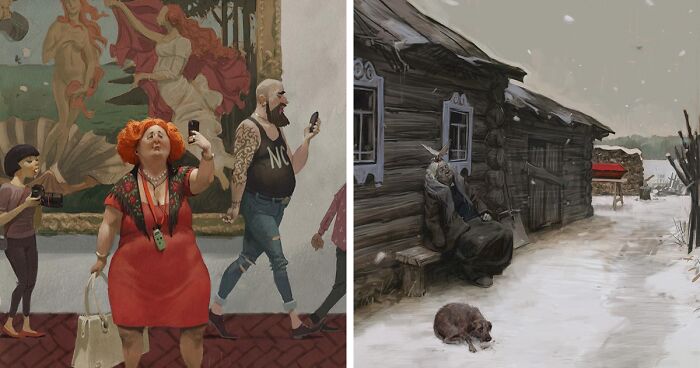 Artist Continues To Create Controversial Illustrations Full Of Hidden ...