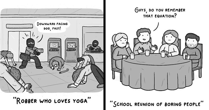 Artist Makes 25 Dark Humor Comics That Are Witty And Unexpected (New Pics)