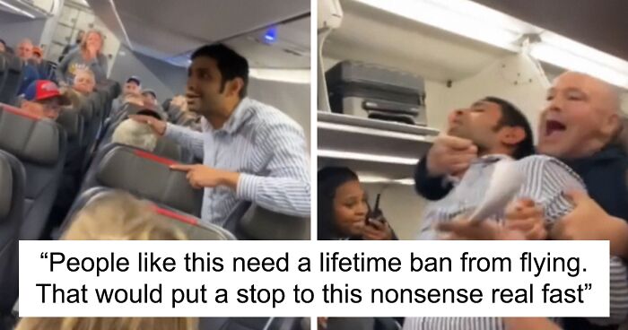 “Wanna Be A Tough Guy”: American Airlines Passengers Stop Aggressive ...