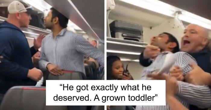 “Wanna Be A Tough Guy”: American Airlines Passengers Stop Aggressive Man Delaying Flight | Bored ...