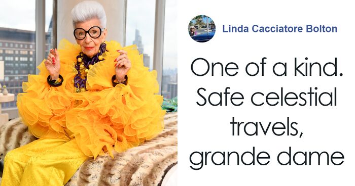 Fashion World Loses Flamboyant Icon Iris Apfel At 102, After Making ...