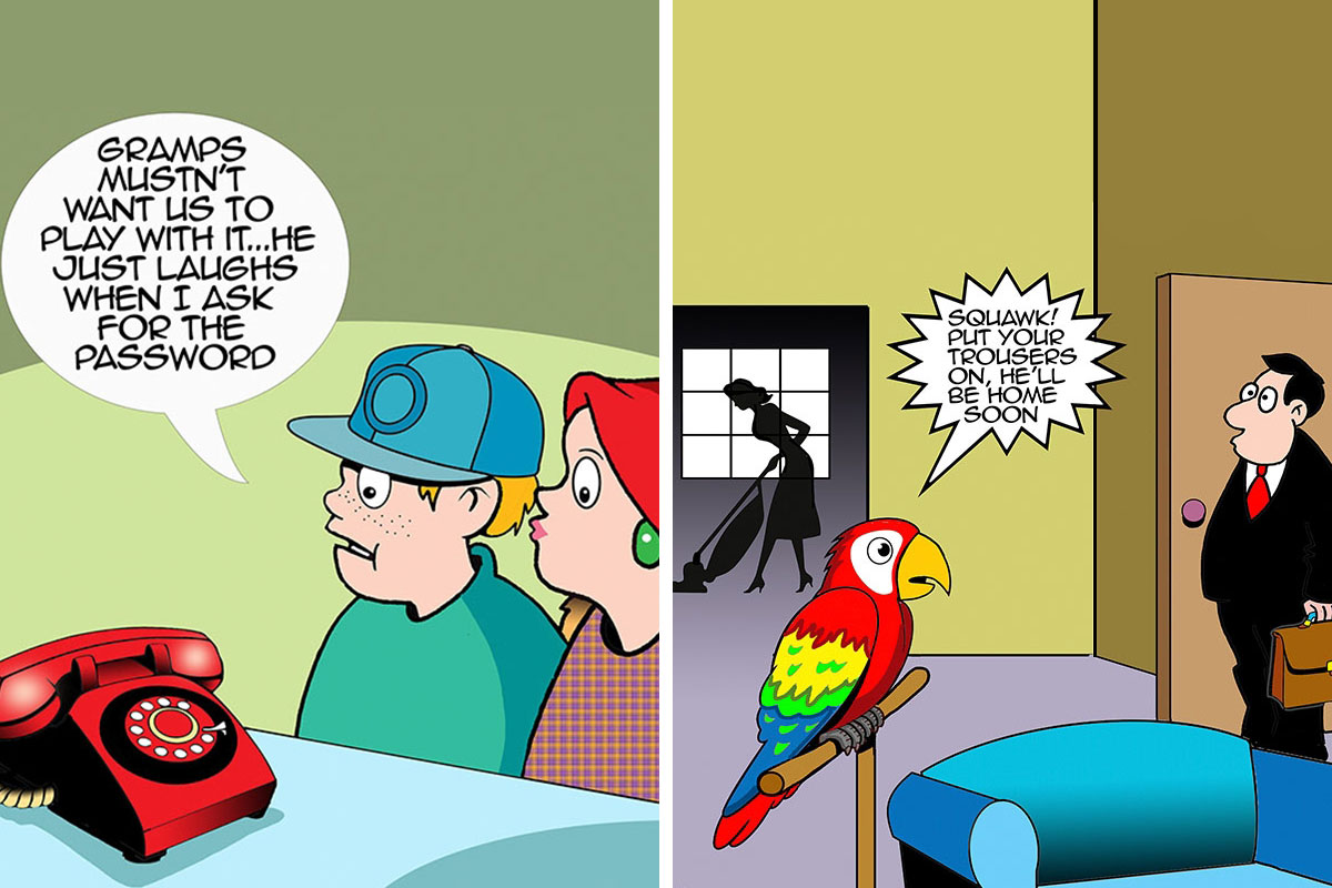 30 One-Panel Comics Filled With Silly Humor By This Artist | Bored Panda