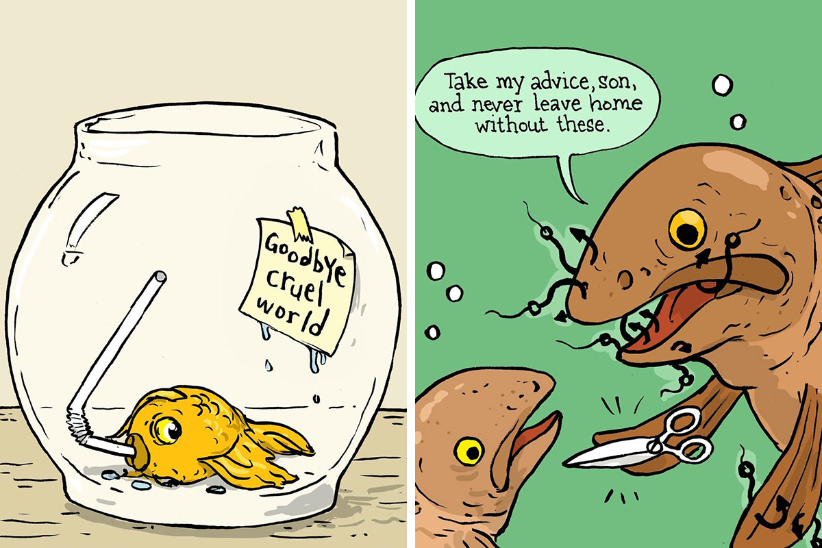 Artist With Peculiar Sense Of Humor Created 32 New Comics Full Of ...