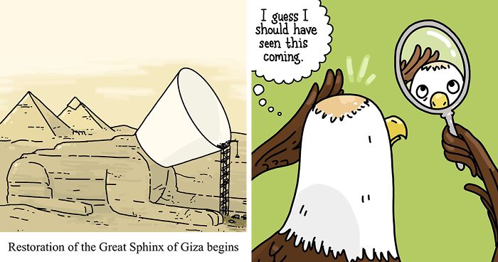 Artist With Peculiar Sense Of Humor Created 32 New Comics Full Of ...