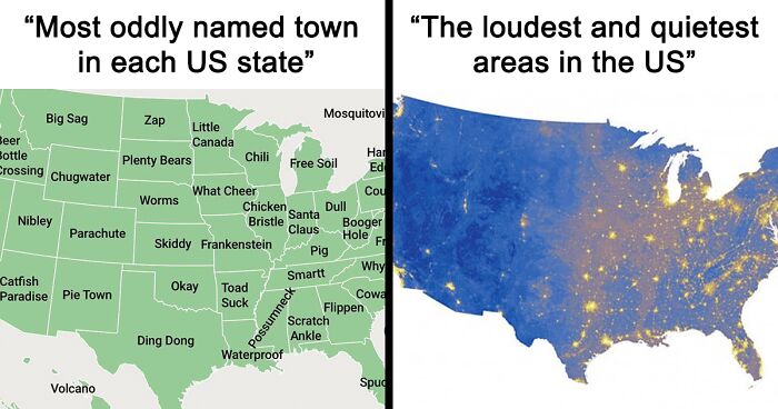 Exploring America: 45 Maps That Might Shift Your View Of The US | Bored ...