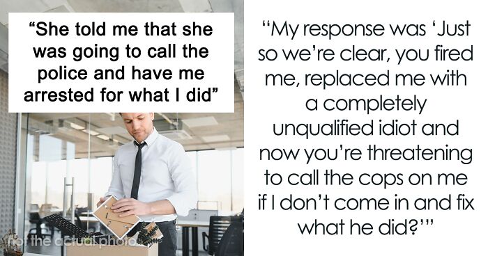 Manager Threatens To Call The Cops On IT Guy After Replacing Him With ...