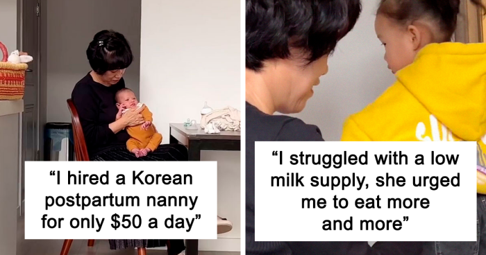 Woman Shares What Life Is Like With A Korean Postpartum Nanny, Goes Viral On TikTok | Bored Panda