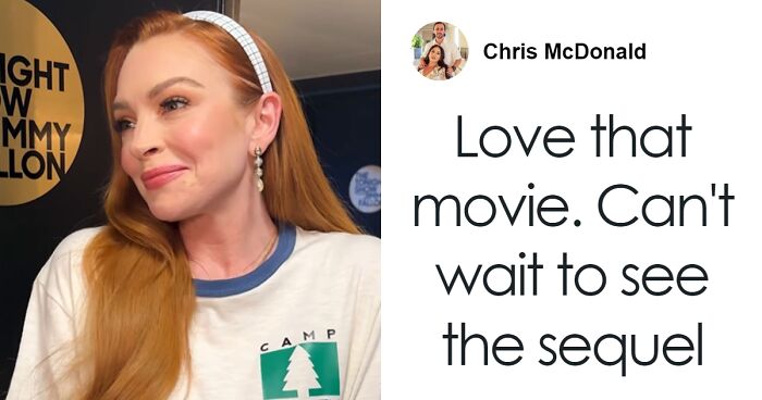 Lindsay Lohan Goes Viral With Recreation Of Famous “Parent Trap” Scene ...