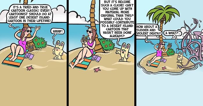 My 32 Comics About The Characters Aware Of Living In A Cartoon | Bored Panda