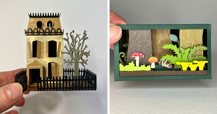 25 Of My Favorite Mini Cut Paper Creations | Bored Panda