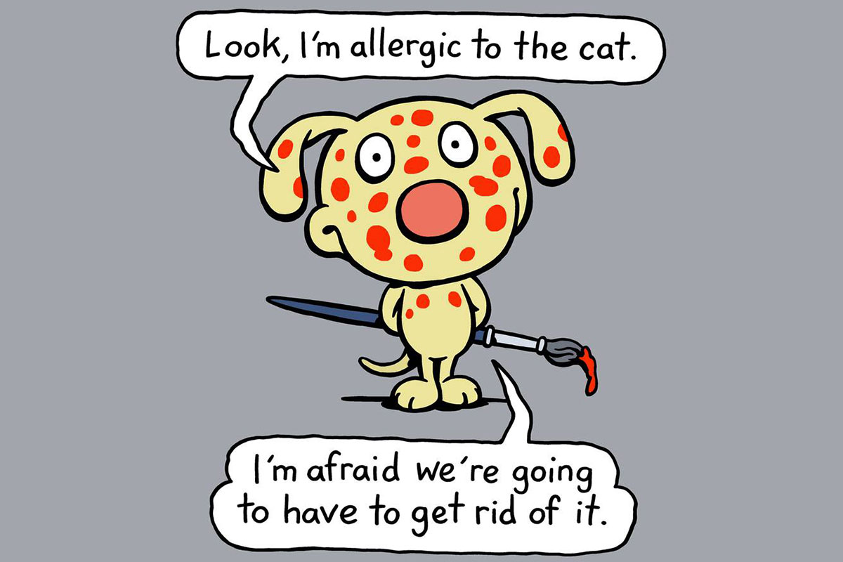 Artist Makes 30 Hilarious One-Panel Comics About A Cute Dog And His ...