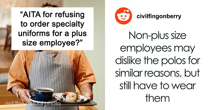 People Support This Boss For Refusing To Completely Change The Uniform ...
