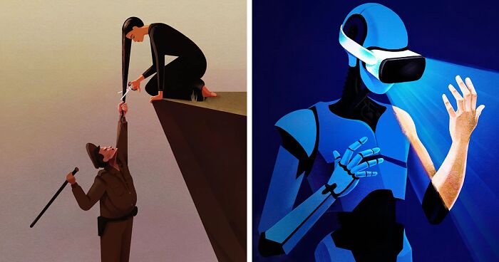 Artist Creates Thought-Provoking Illustrations On Modern Realities (37 ...