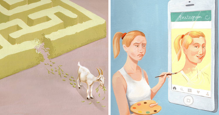 Artist Creates Thought-Provoking Illustrations On Modern Realities (37 ...