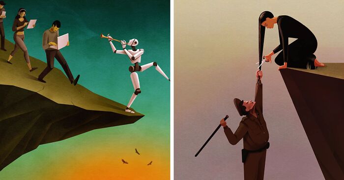 Artist Creates Thought-Provoking Illustrations On Modern Realities (37 ...