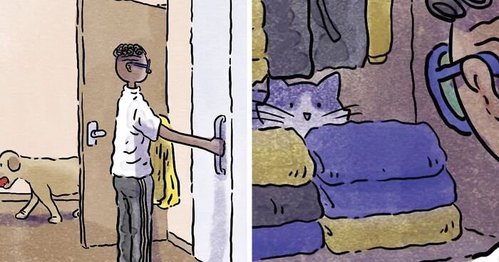 Emotional Comics About Life With A Dog And A Cat By Ademar Vieira (5 ...