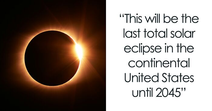 The 2024 Solar Eclipse Will Bring Shadow Bands, Baily’s Beads And Diamond Ring | Bored Panda