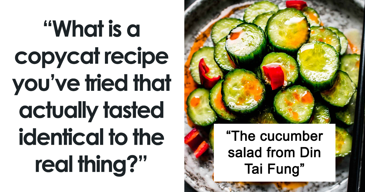 “The Secret Is Kale”: 30 People Share ‘Copycat’ Recipes Are Exact Dupes ...