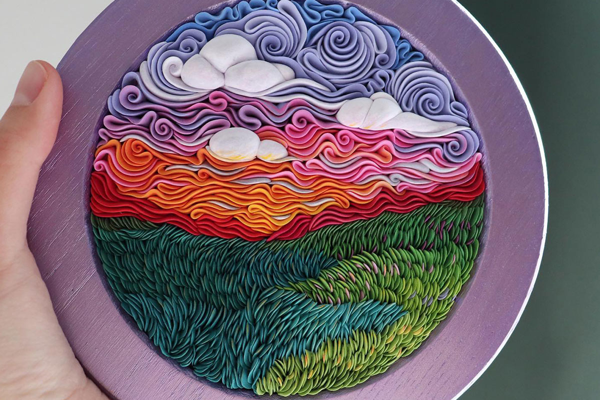 52 Stunning Polymer Clay Landscapes Created By This Innovative Artist ...