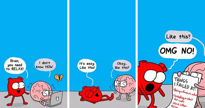 Artist Creates Comic Series About Human Organs Interacting With Each ...