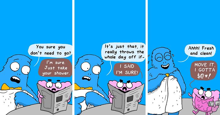 Artist Creates Comic Series About Human Organs Interacting With Each ...