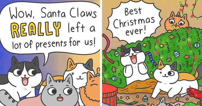 “Cat & Cat”: 25 Funny And Wholesome Comics About The Secret Life Of ...