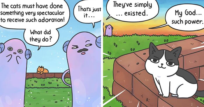 “Cat & Cat”: 25 Funny And Wholesome Comics About The Secret Life Of ...