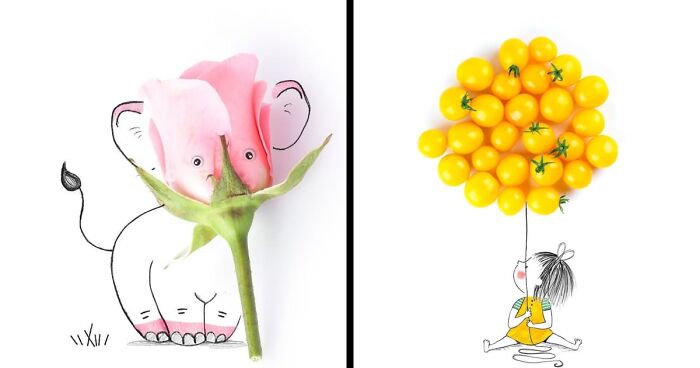 Artist Brings 98 Illustrations To Life By Using Everyday Objects ...