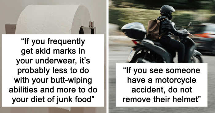“What Disgusting Advice Ended Up Being Actually Helpful?” (25 Answers ...