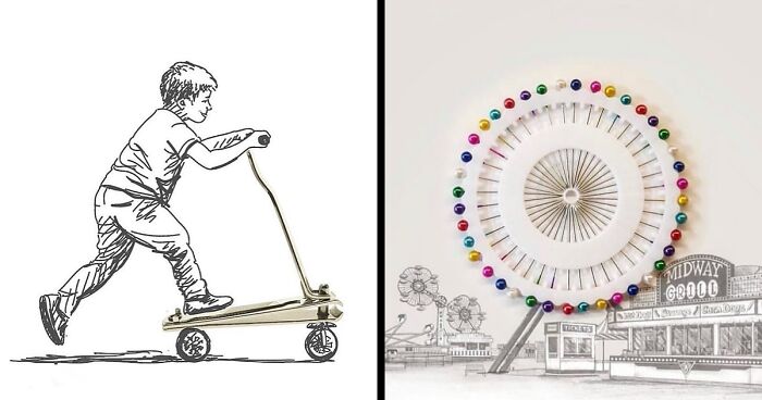 30 Creative Illustrations Transforming Everyday Objects Into Something ...