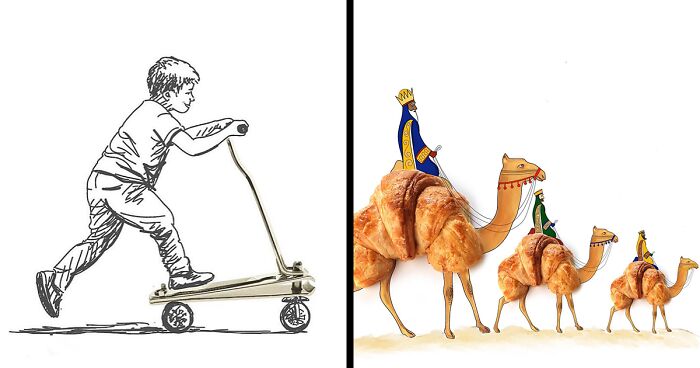 30 Creative Illustrations Transforming Everyday Objects Into Something ...